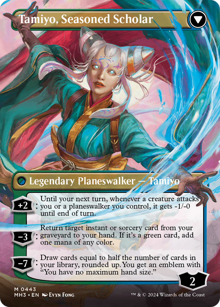 Tamiyo, Inquisitive Student (Borderless) (MH3-443) - Modern Horizons 3 ...